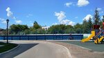 Sports ground (Aqmola oblysy, Burabay district, Schuchinsk, Qalalyq saıabaq), spor alanı  Şçuçinsk'ten