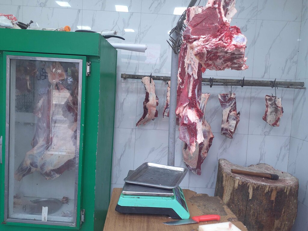 Kasap, şarküteri Butcher, Bakü, foto