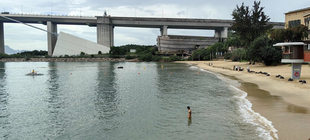 Plaj Ma Wan Tung Wan Beach, Hong Kong, foto