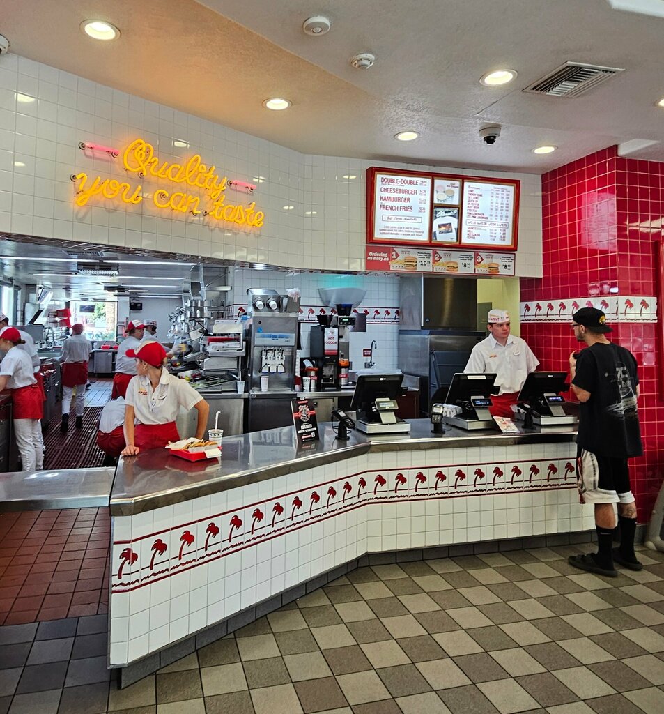 Fast food In-N-Out, Los Angeles, foto