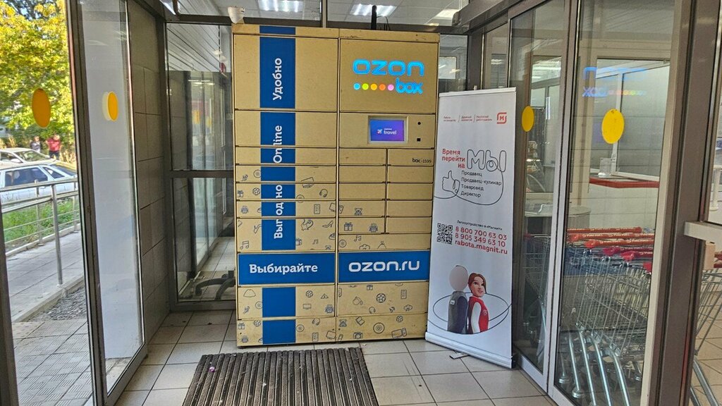 Parsel otomatı Ozon box, Ulyanovsk, foto