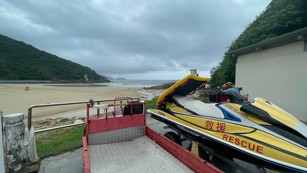 Plaj Big Wave Bay, Hong Kong, foto