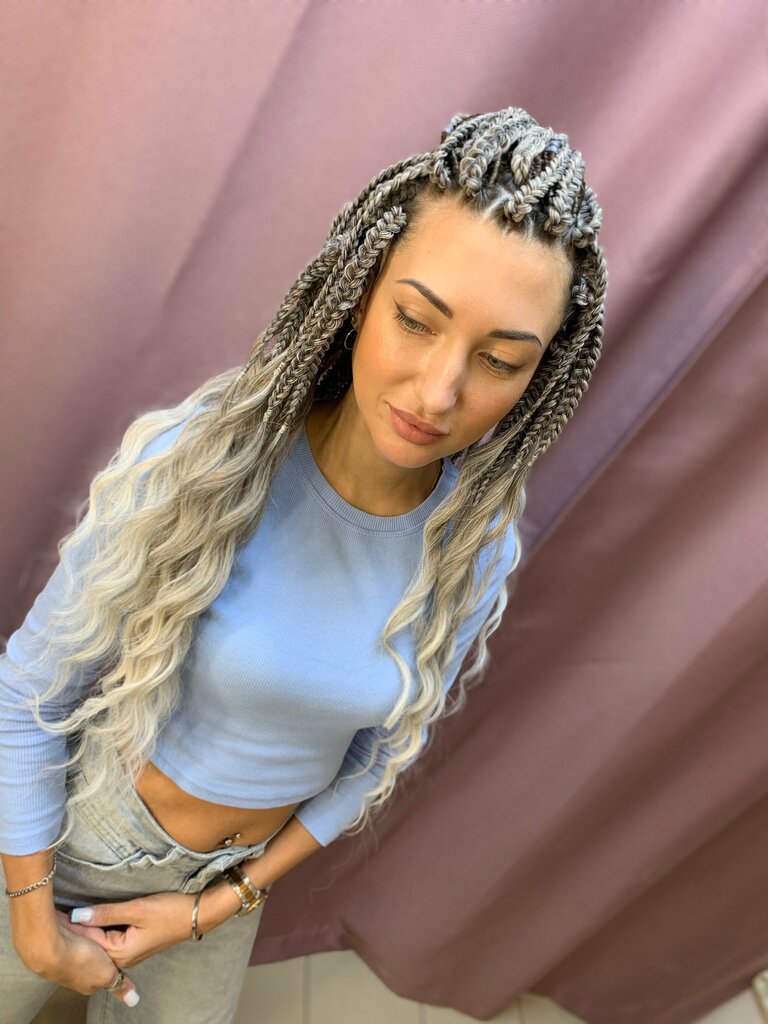 Güzellik salonu Брейдер kristi. kosa, Çehov, foto