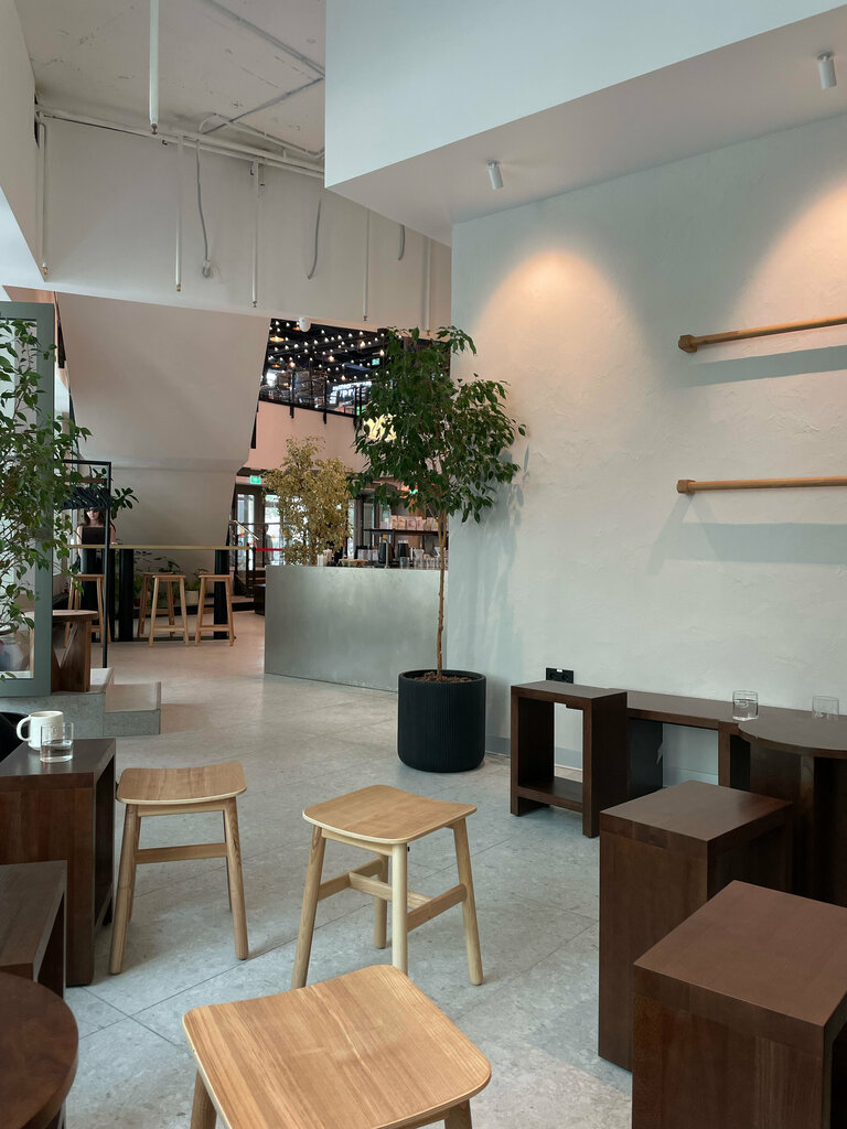 Kahve dükkanları Skuratov Coffee, Moskova, foto