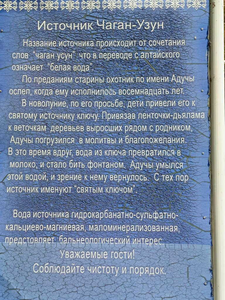 Pınar, çay Чаган-узунский источник, Altay Cumhuriyeti, foto