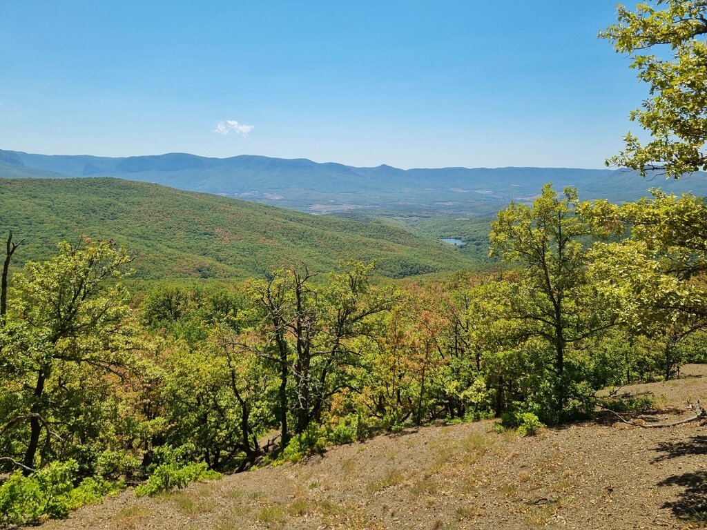 Dağ zirvesi Гора Окурка, Kırım Cumhuriyeti, foto