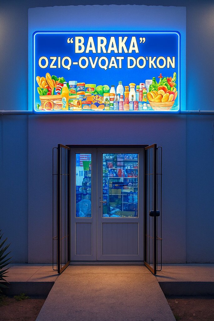Market Baraka Grocery Store, Surhanderya eyaleti, foto