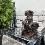 Космонавтик-байкер (Saltykova-Schedrina Street No:76к1), park, sokak heykeli  Kaluga'dan