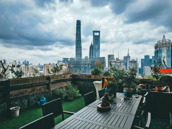 Daireler Rainbow Xiaoju, Şanghay, foto