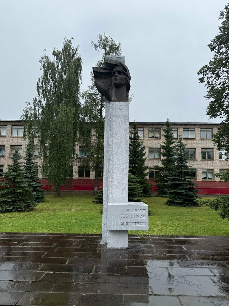 Anıt, heykel Л. Костецкая, Navapolatsk, foto