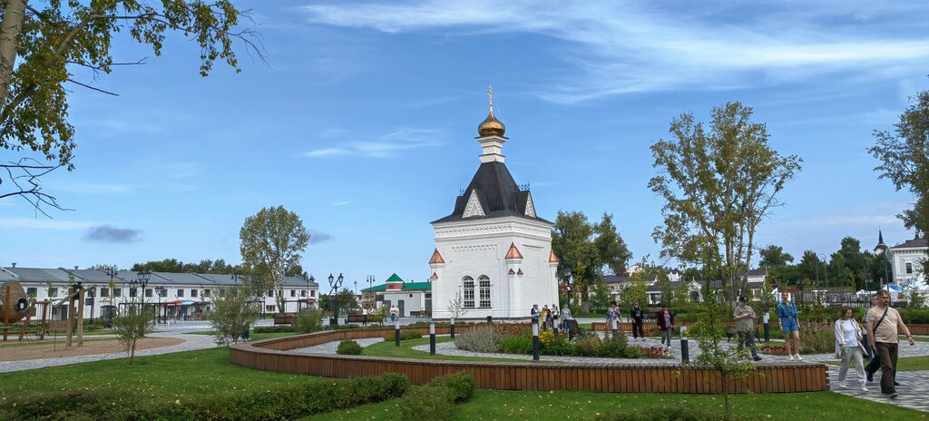 Şapel, haç anıtı Alexander Nevsky Chapel, Tobolsk, foto