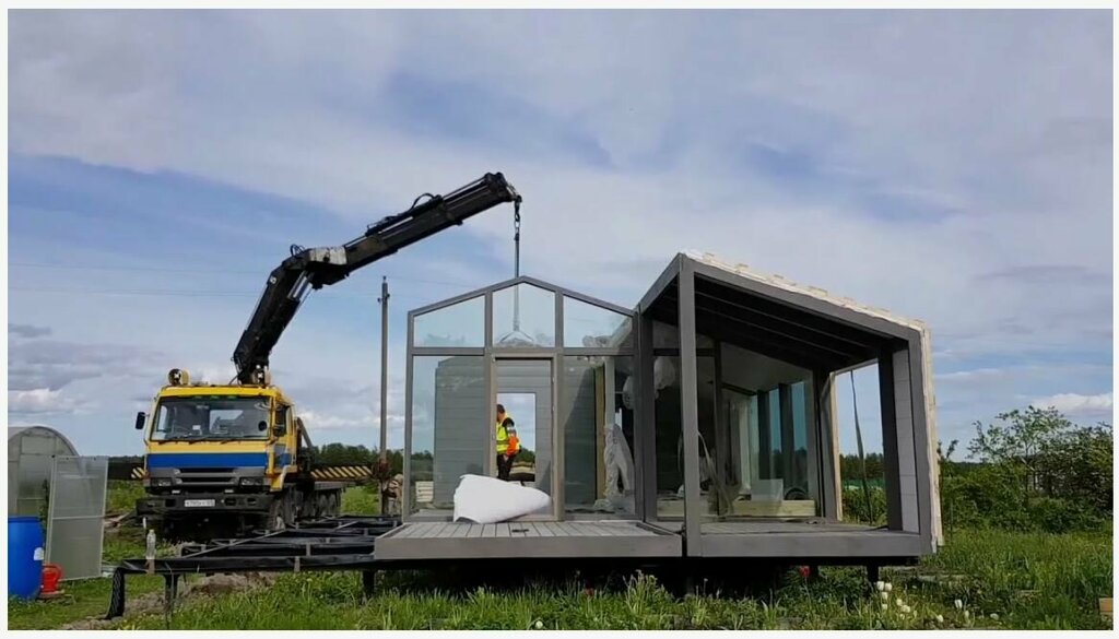 Prefabrik binalar МодулЛес, Novosibirskaya oblastı, foto