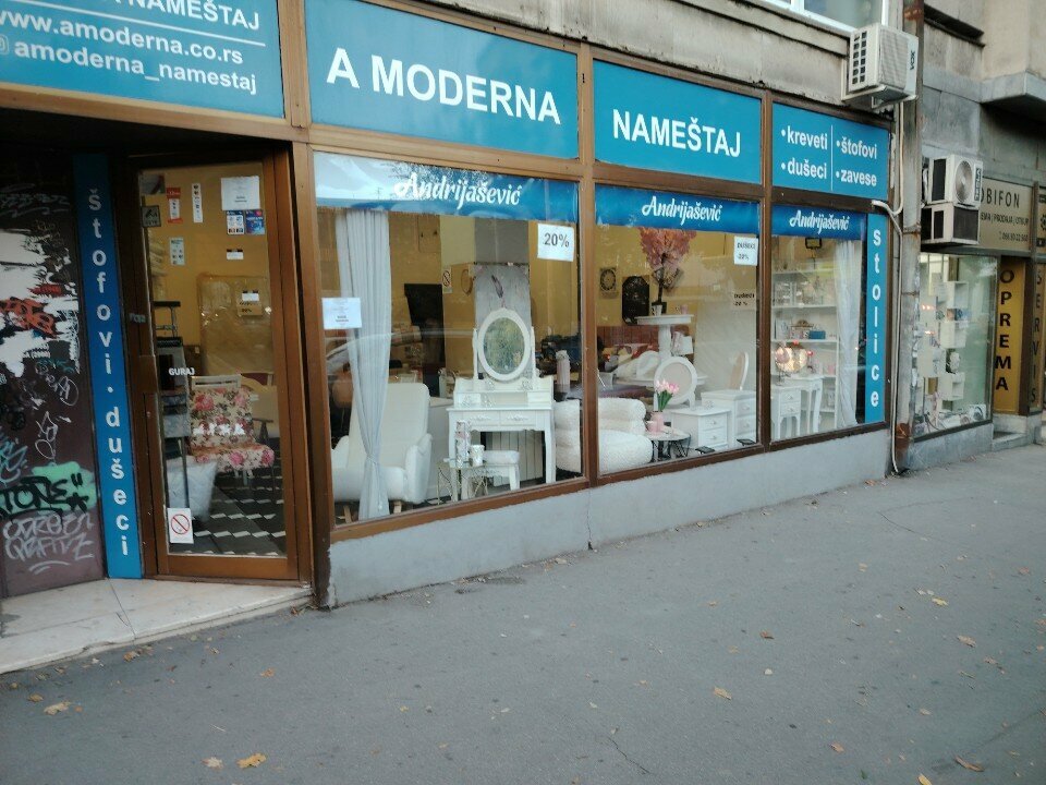 Mobilya fabrikaları A Moderna Nameštaj, Belgrad, foto