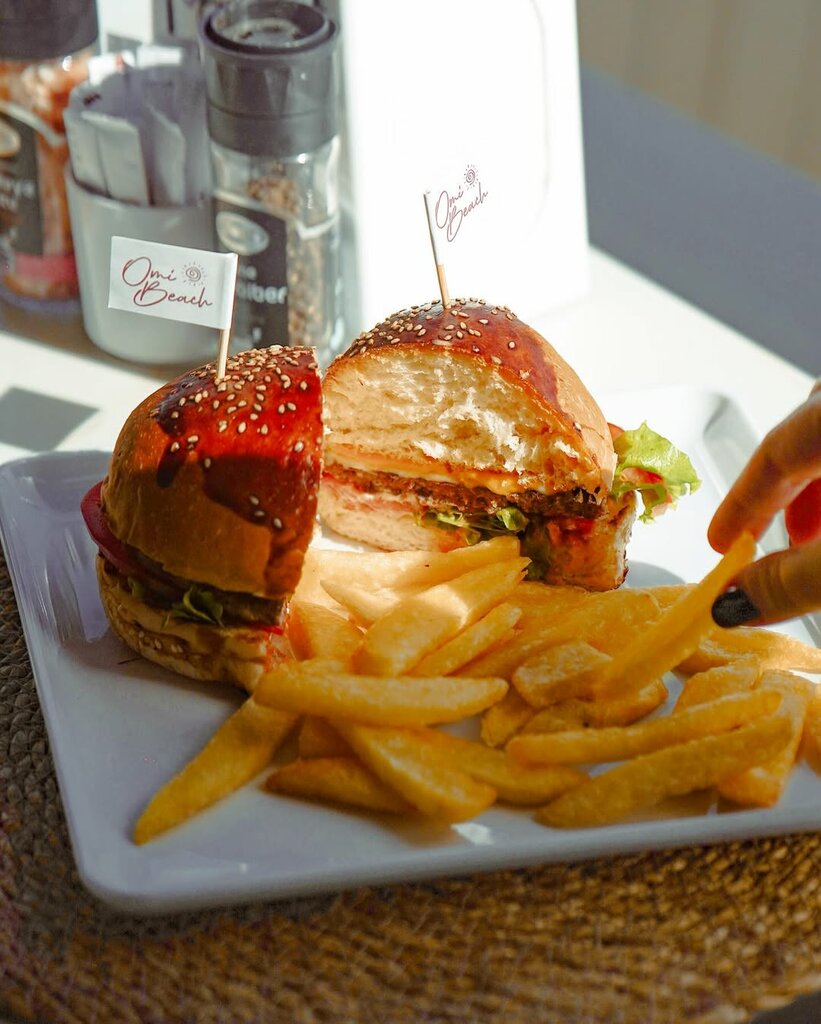 Kafe Omi Beach Kafe, Antalya, foto