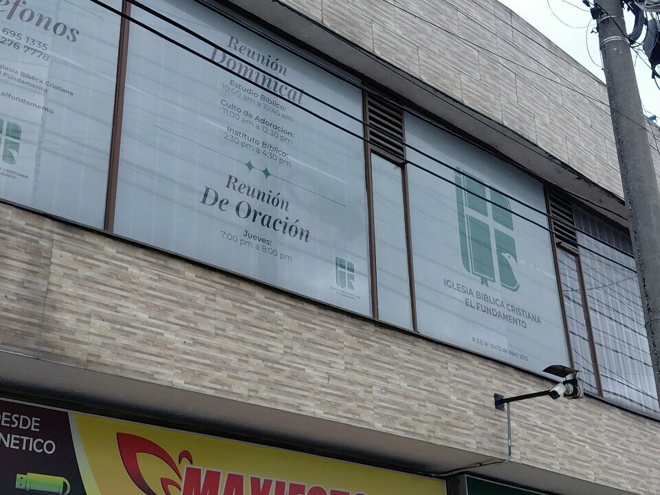 Dini dernekler Iglesia biblica cristiana el fundamento, Bogota, foto