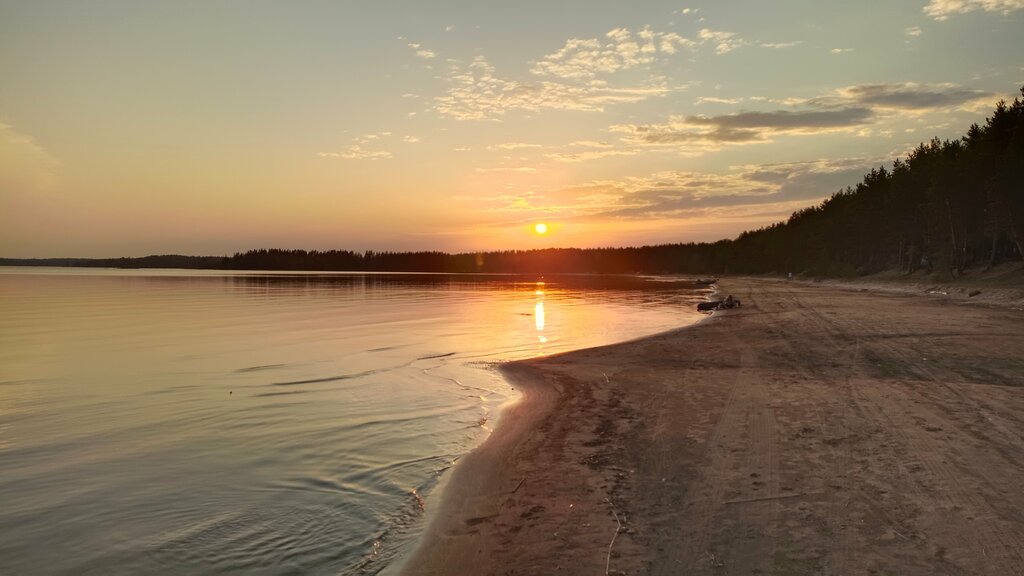 Plaj Песчаный пляж, Karelya, foto