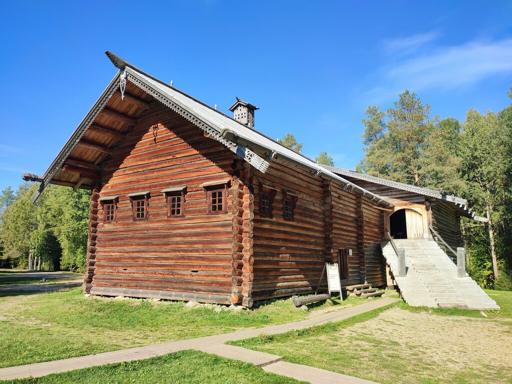 Turistik yerler Дом-двор М.А. Третьякова из деревни Гарь, Arhangelskaya oblastı, foto