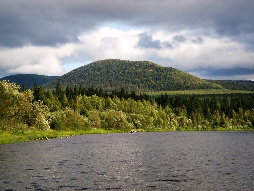 Dağ zirvesi Гора Пропащая, Permski krayı, foto