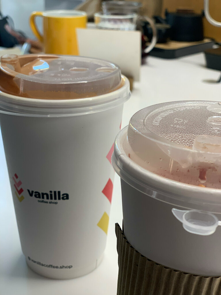 Kahve dükkanları Vanilla, Almatı, foto