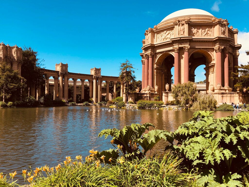 Turistik yerler Güzel Sanatlar Sarayı, San Francisco, foto