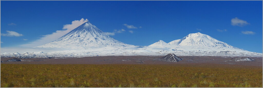 Volkan Вулкан Ичинская сопка 3621 м, Kamçatski krayı, foto