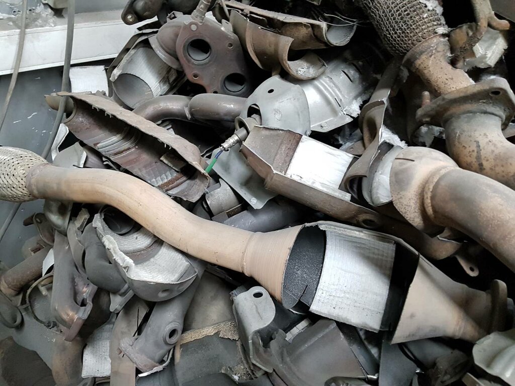 Geri dönüşüm maddeleri Exprom, Moskova, foto