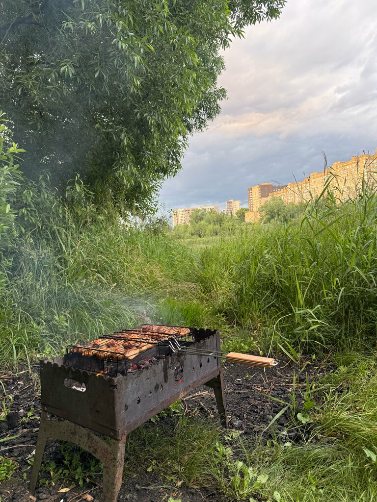 Park, sokak heykeli Мыт на Яузе, Mytişçi, foto