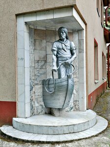 Рыбак Раушена (ulitsa Gagarina No:8), park, sokak heykeli  Svetlogorsk'tan