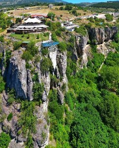 Kristal Cam Teras (Karabük, Safranbolu, Gayza Mah.), seyir terası  Safranbolu'dan