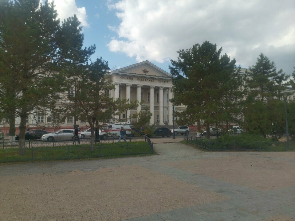 Ortodoks kiliseleri Chasovnya Georgiya Pobedonostsa pri Omskom kadetskom korpuse, Omsk, foto