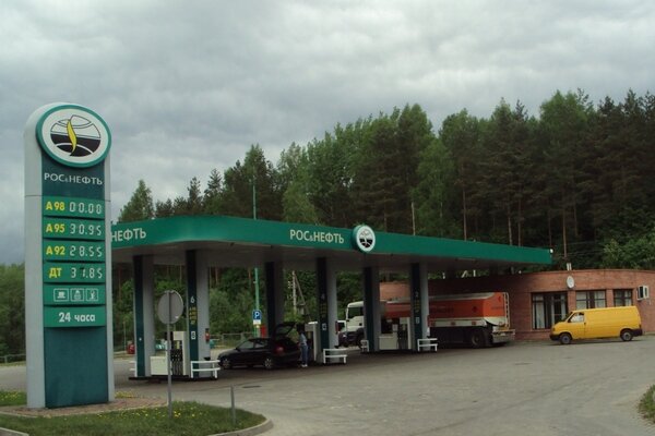 Benzin istasyonu R&N-Oil, Kaliningradskaya oblastı, foto