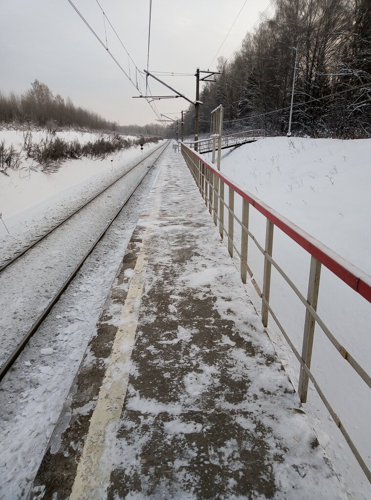 Tren istasyonu 323 км, Kostromskaya oblastı, foto