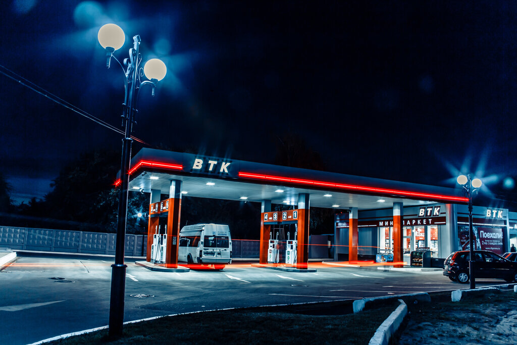 Benzin istasyonu Vtk, Voronej, foto