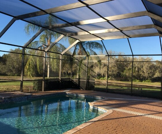 i̇nşaat konstrüksiyonları Modern Pool Cage Painting LLC, Florida Eyaleti, foto