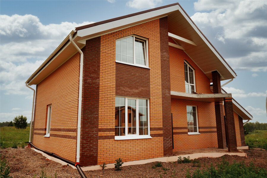 Yazlık ev inşaatı Заповедный, Tomsk, foto