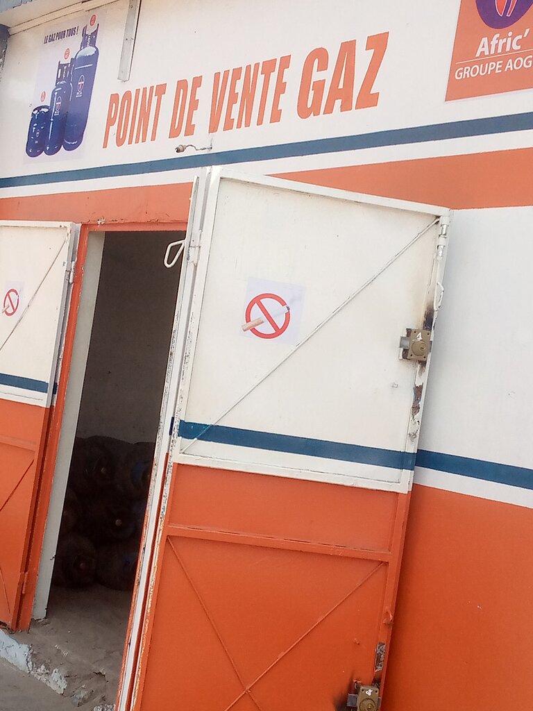 Tüp bayileri Point De Vente Gaz, Brazzaville, foto