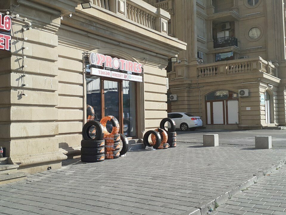 Jant ve lastikçiler Protires, Bakü, foto