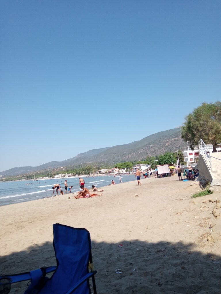 Plaj Kalemlik Plajı, İzmir, foto