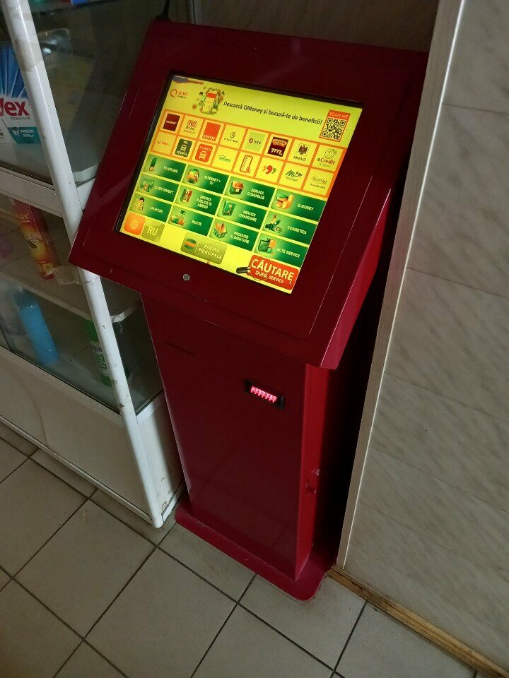 Ödeme terminali Qiwi, Beltsi, foto