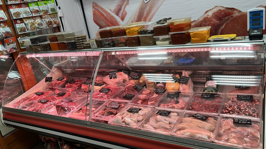 Kasap, şarküteri Мясо халяль, Moskova ve Moskovskaya oblastı, foto
