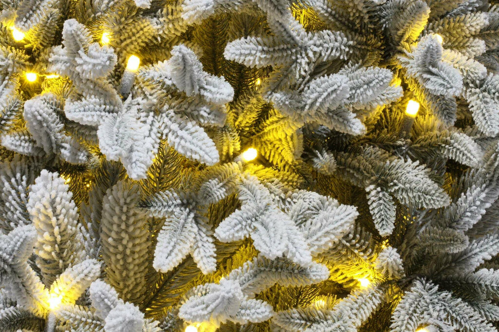 Yapay çam ağaçları ve süsleri Elkin Dom, Rostov‑na‑Donu, foto