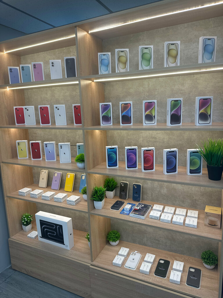 Cep telefonu ve aksesuarları satış mağazaları A Store, Yekaterinburg, foto