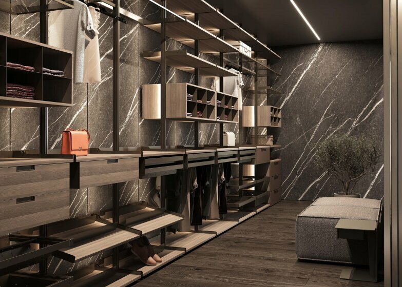 Dolap sistemleri Cascate Porte e mobile, Barnaul, foto