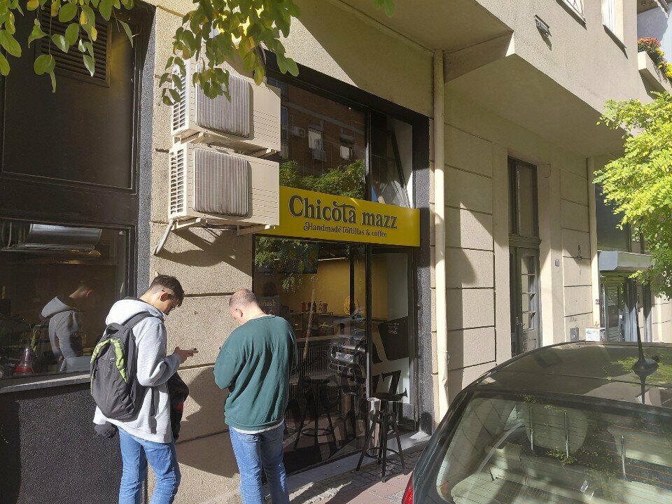 Kahve dükkanları Chicota mazz, Belgrad, foto