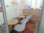 Yourta Coffee (Bauyrjan Momyşūly dañğyly No:5А), al götür kahve  Astana'dan