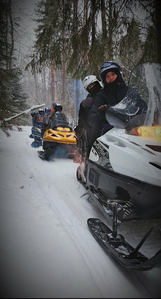 Kar motosikletleri Прокат снегоходов, Karelya, foto