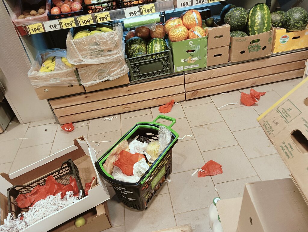 Süpermarket Pyatyorochka, Moskova, foto