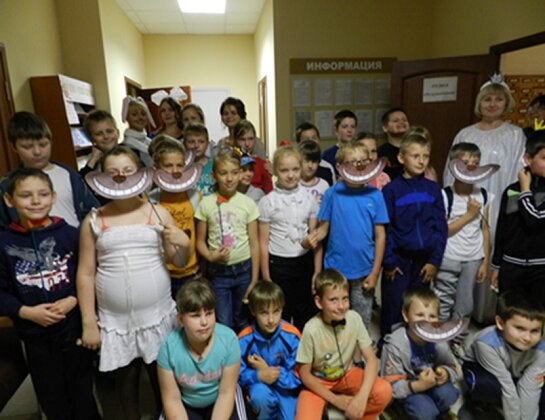 Kütüphaneler Mezhposelencheskaya biblioteka, Voronejskaya oblastı, foto