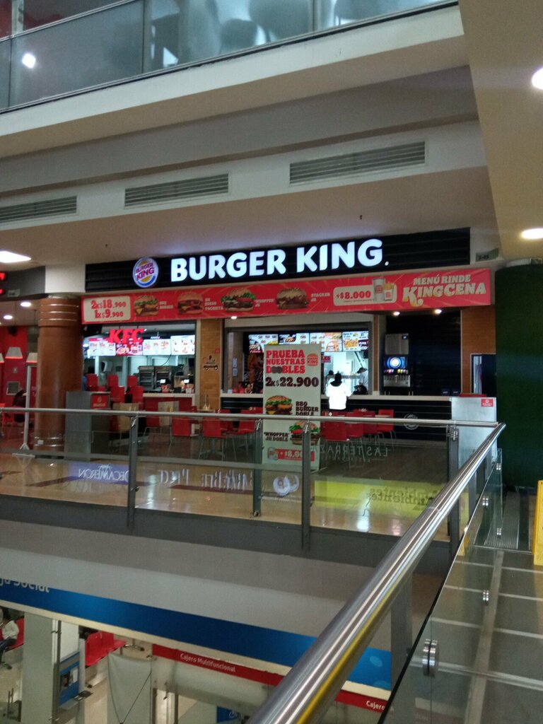 Fast food Burger King, Bogota, foto
