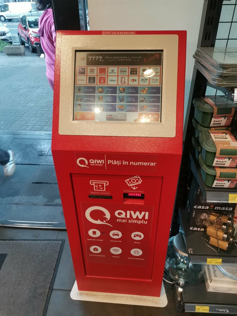 Ödeme terminali Qiwi, Kişinev, foto
